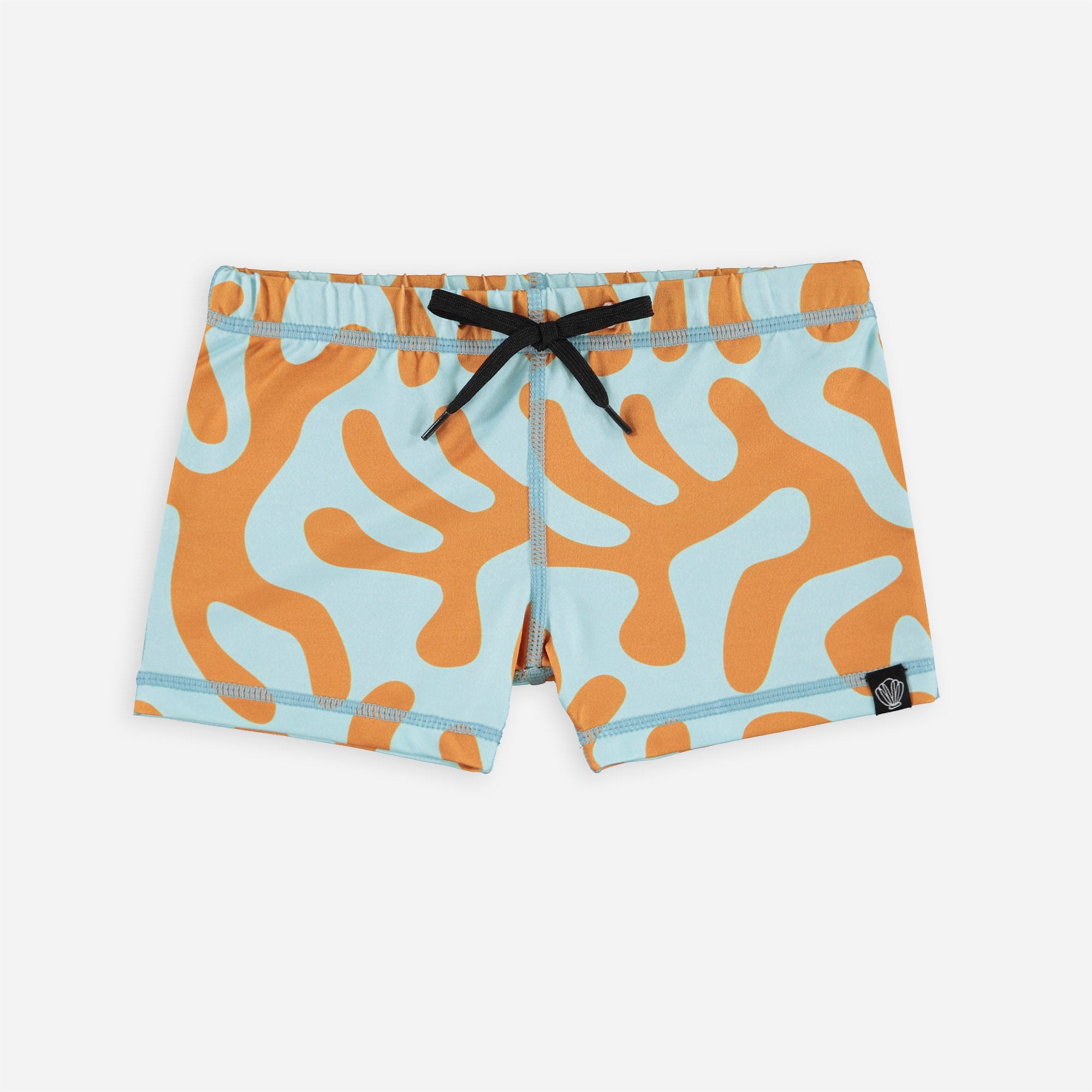 CORAL REEF BLUE SWIMSHORT – Children's swim shorts with UV50 ...