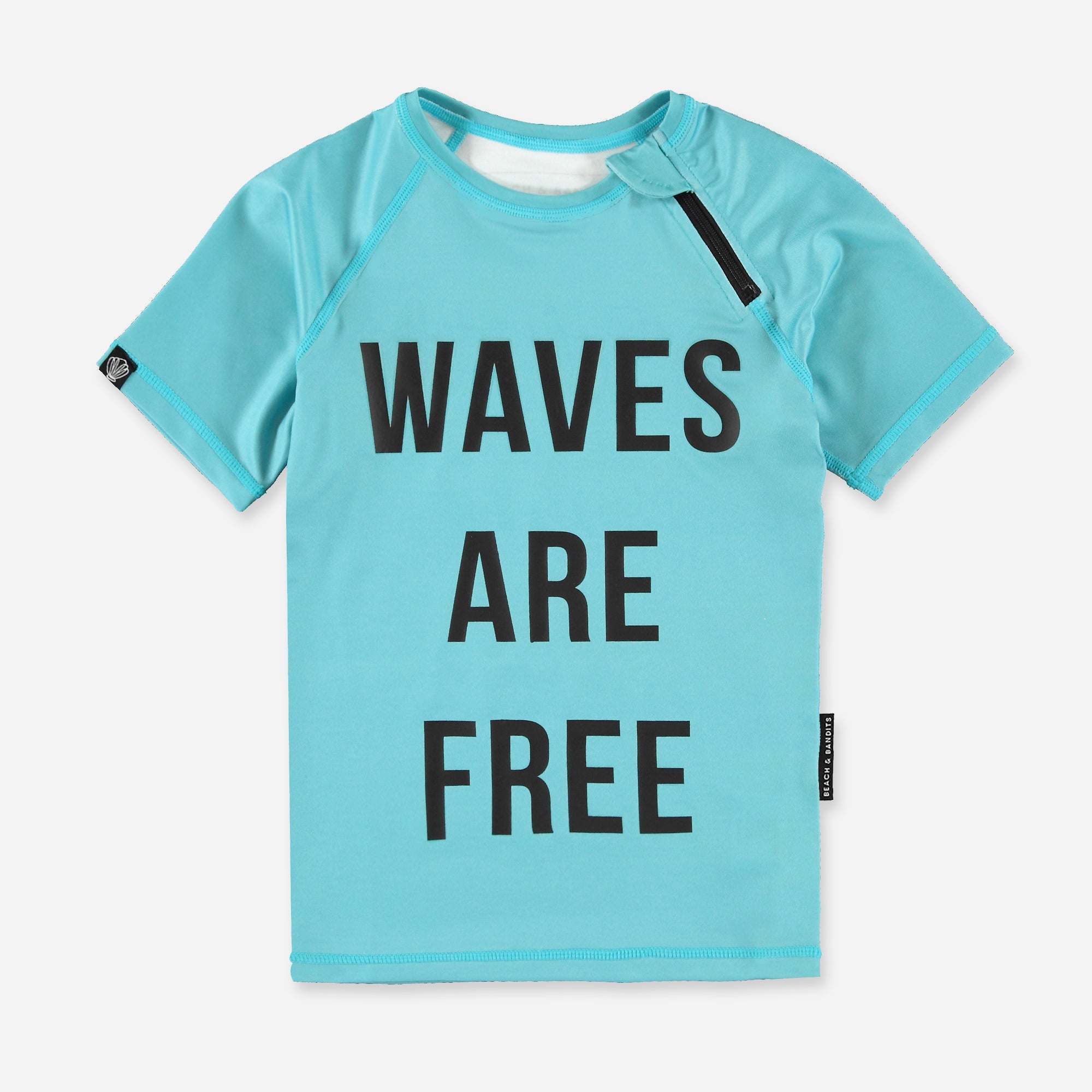 WAVES ARE FREE TEE – UV short sleeve shirt for children with UV50 ...